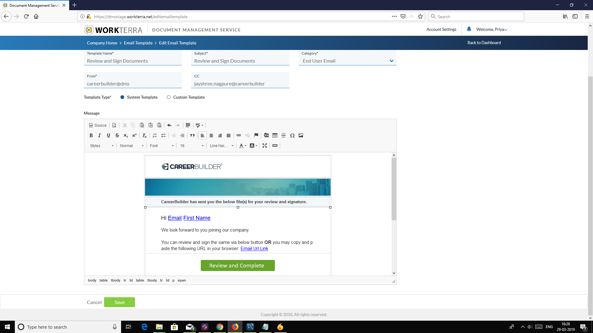 Dms 758 Dms Tags Space Is Required After Adding Workterra Jira